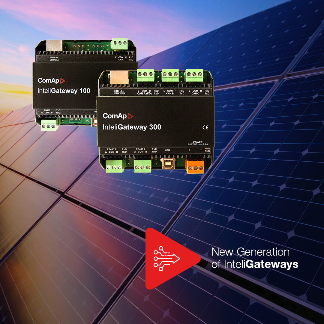 ComAp - New Generation of InteliGateways: InteliGateway 100 and ...
